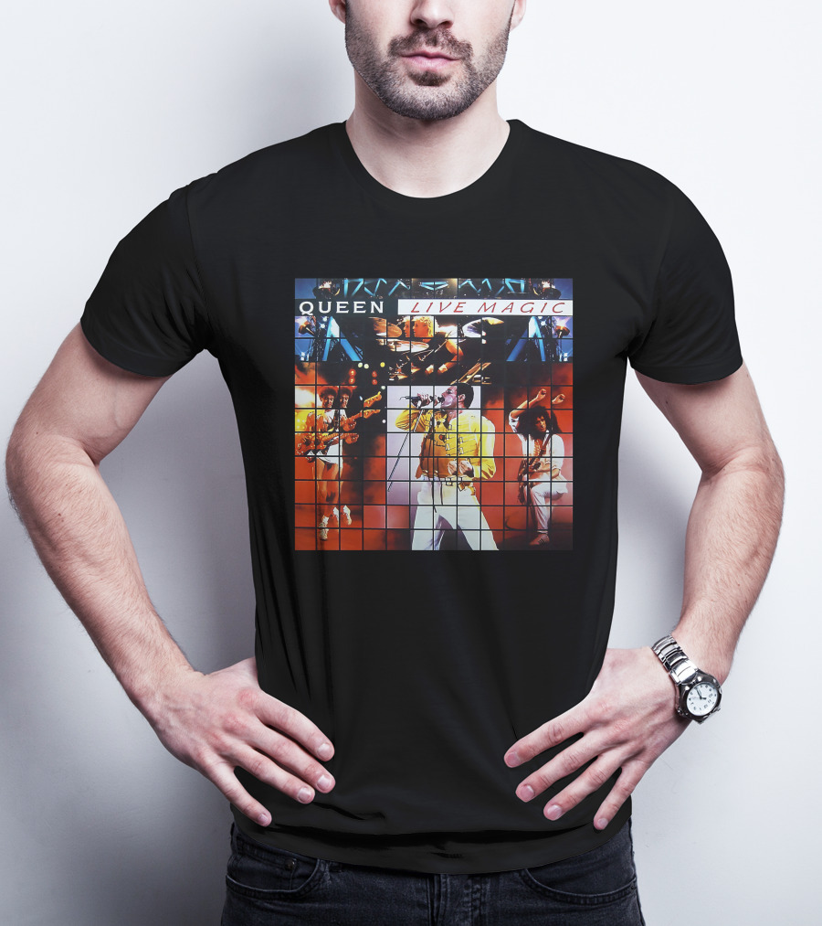 Queen Live Magic Album Cover T-Shirt