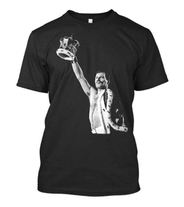 Qun Freddie Mercury Raising Crown Iconic Moment T-Shirt