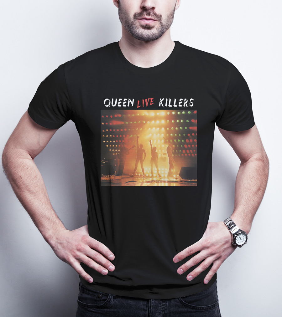 Queen Live Killers Tour Concert Print T-Shirt