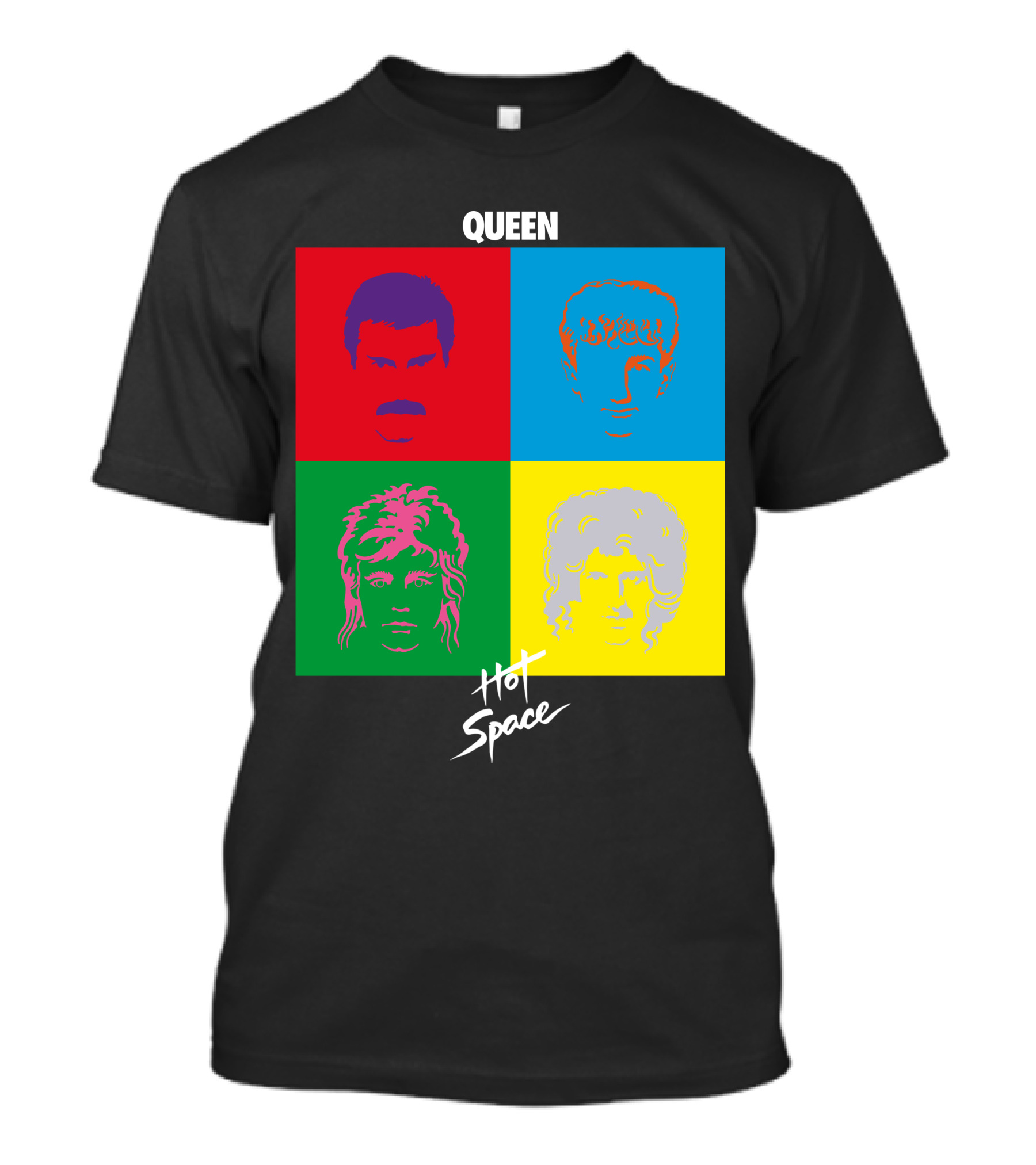 Queen Hot Space Album Cover Pop Art T-Shirt