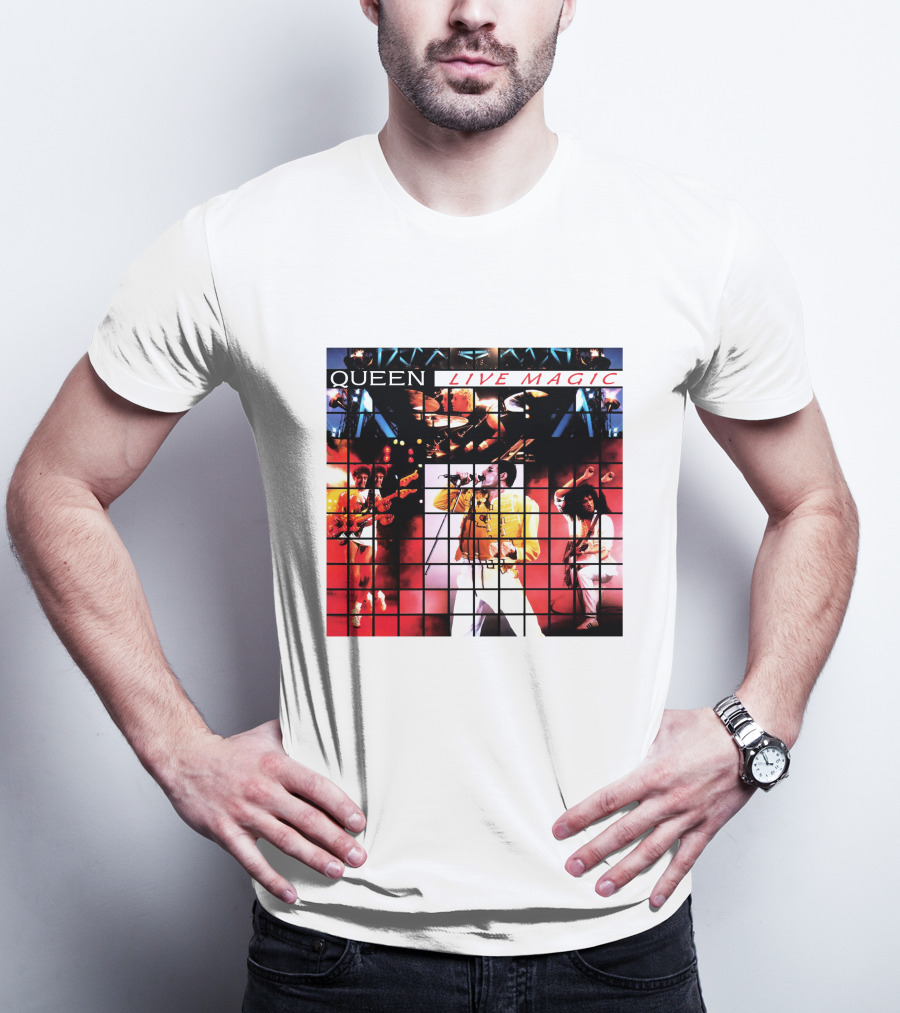 Queen Live Magic Concert Album Artwork Performance 1986 T-Shirt