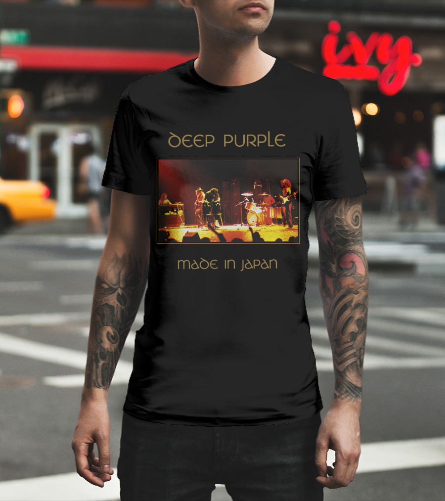 Deep Purple Made In Japan Live Concert Performance T-Shirt