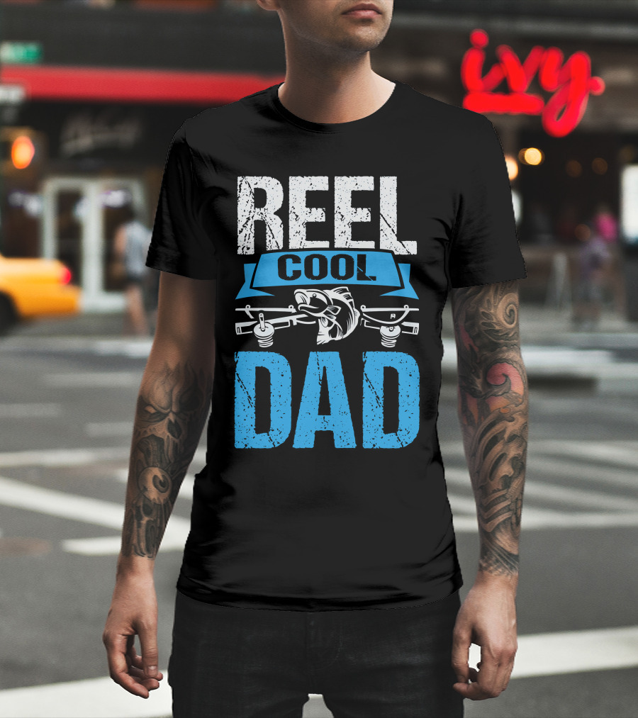 Reel Cool Dad Fishing T-Shirt