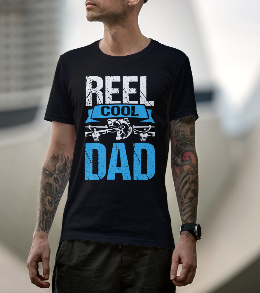 Reel Cool Dad Fishing T-Shirt