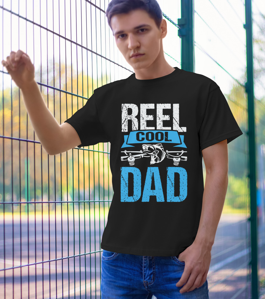 Reel Cool Dad Fishing T-Shirt