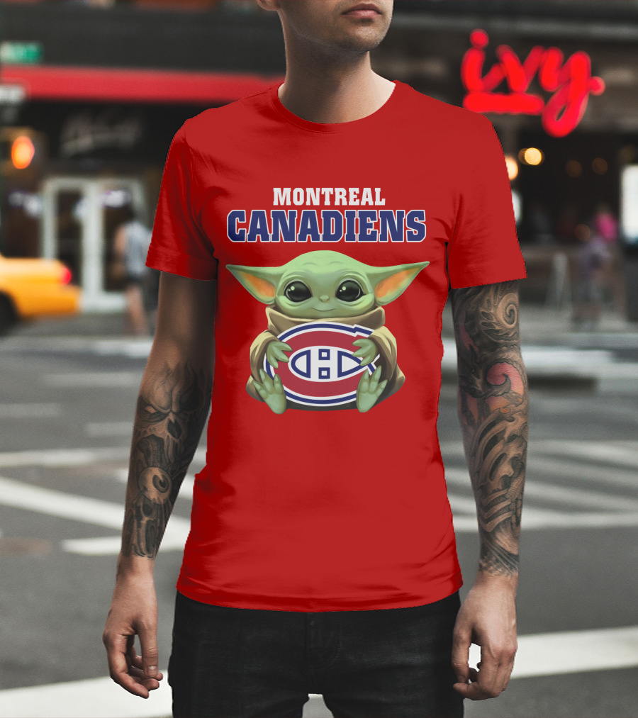 Montreal Canadiens Baby Yoda T-Shirt
