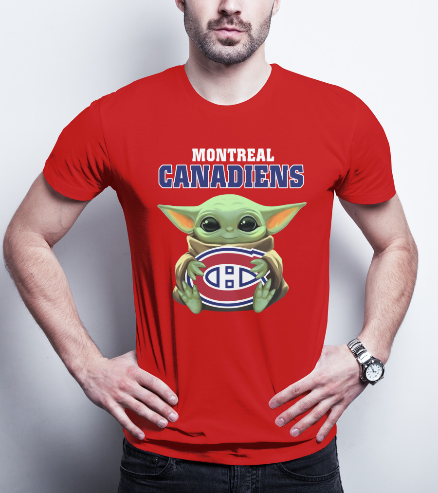 Montreal Canadiens Baby Yoda T-Shirt