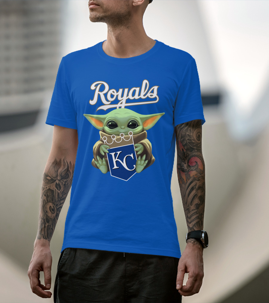 Baby Yoda Royals KC T-Shirt