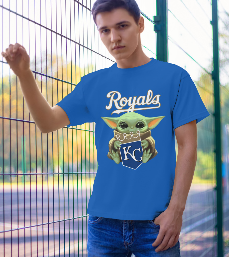 Baby Yoda Royals KC T-Shirt