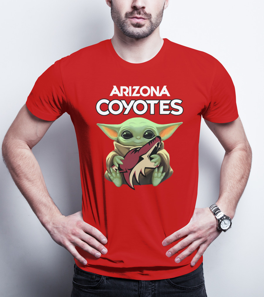 Arizona Coyotes Baby Yoda T-Shirt