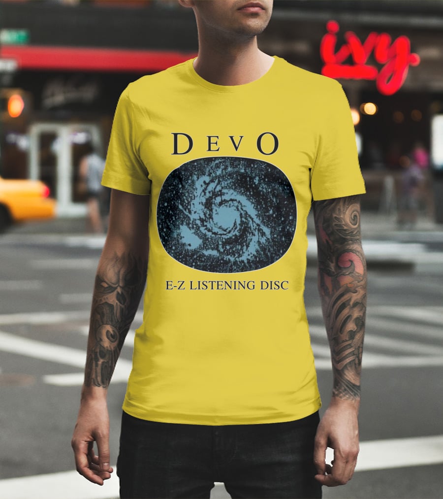 DEVO E-Z Listening Disc Spiral T-Shirt