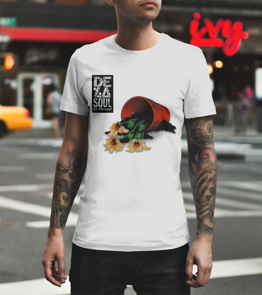 De La Soul Is Dead Flowers Spilling From A Pot T-Shirt