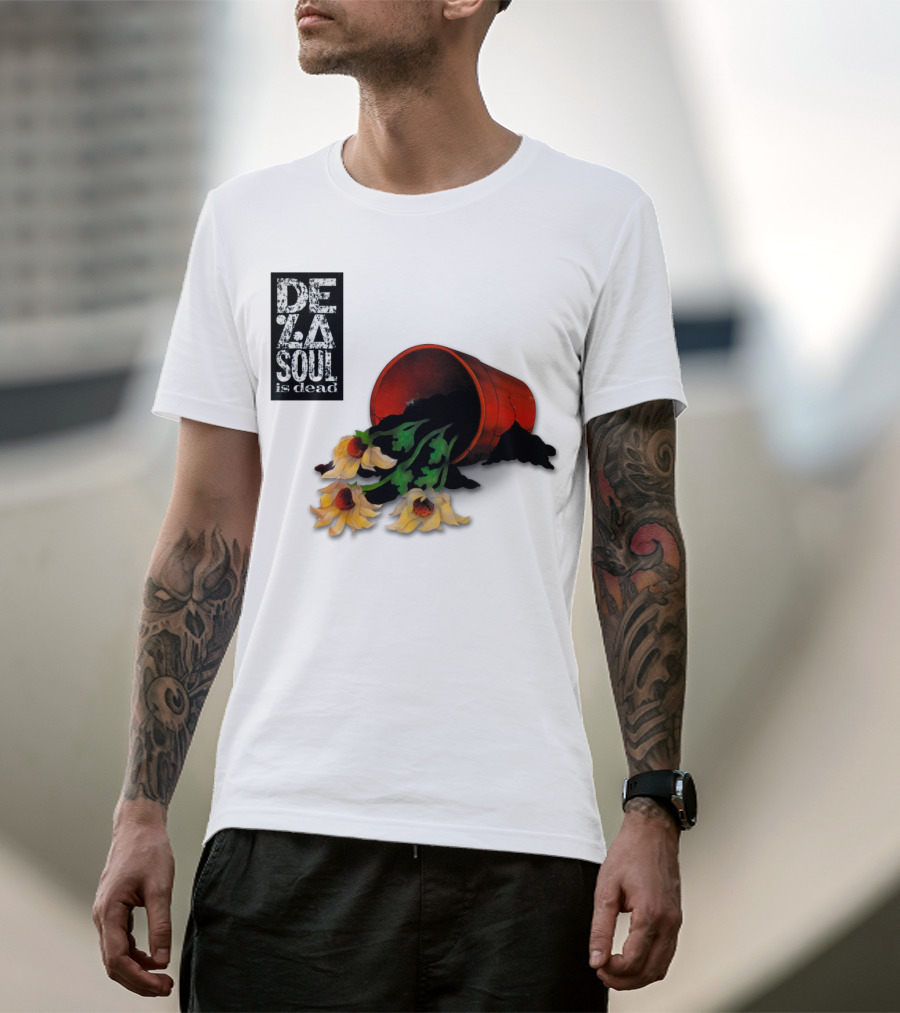 De La Soul Is Dead Flowers Spilling From A Pot T-Shirt