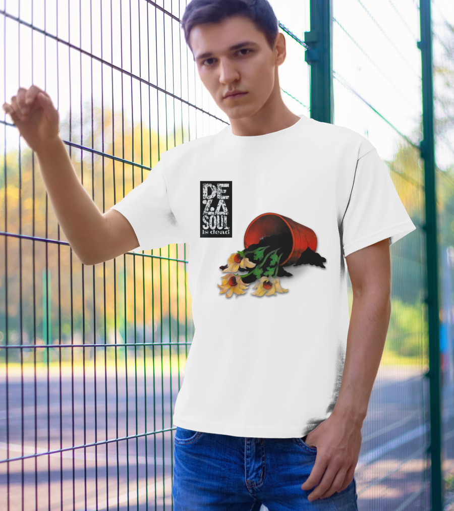 De La Soul Is Dead Flowers Spilling From A Pot T-Shirt