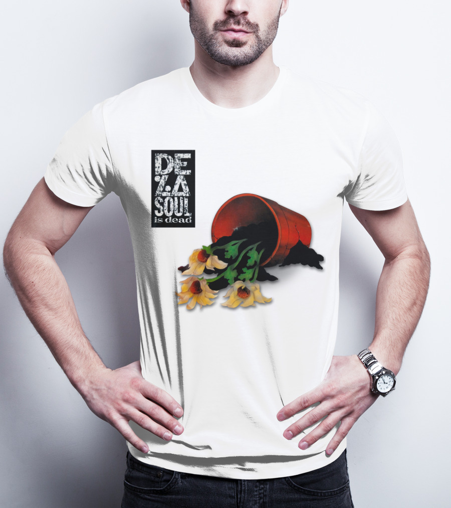 De La Soul Is Dead Flowers Spilling From A Pot T-Shirt