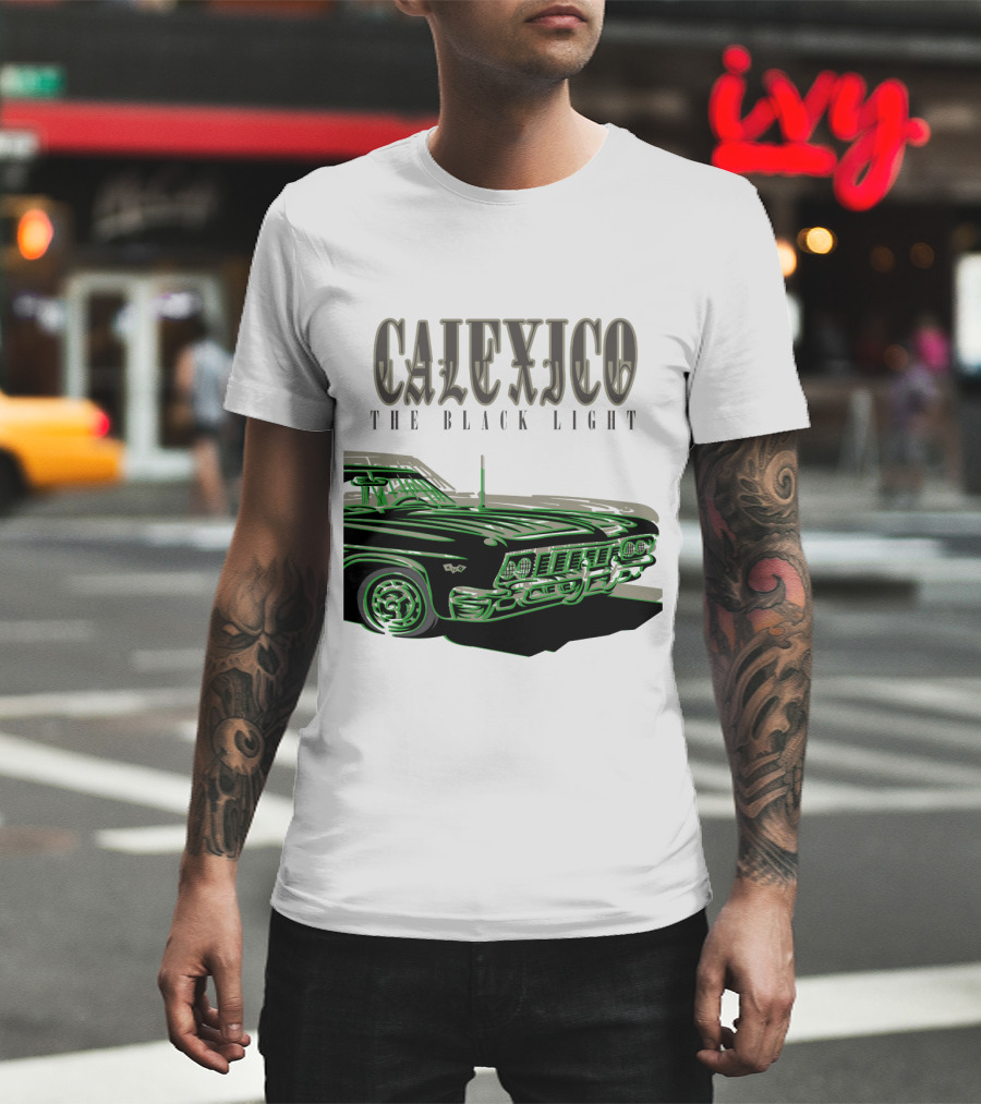 Calexico The Black Light Classic Car T-Shirt