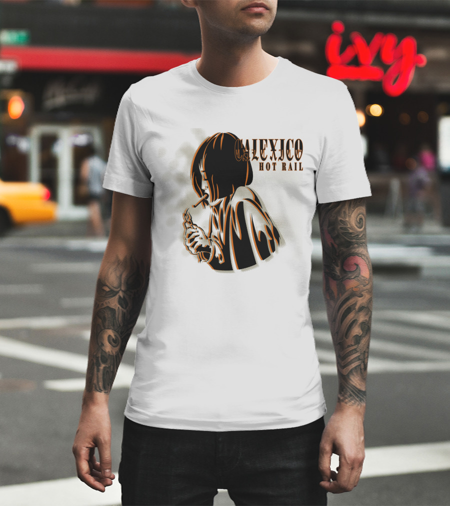 Calexico Hot Rail Smoking Figure T-Shirt