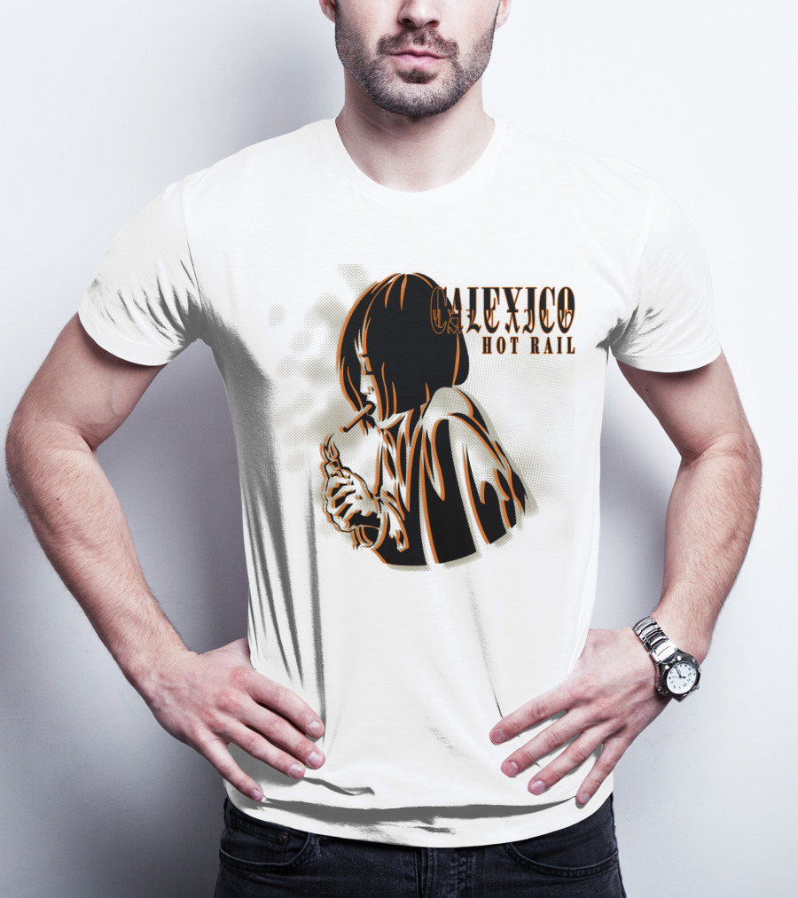 Calexico Hot Rail Smoking Figure T-Shirt