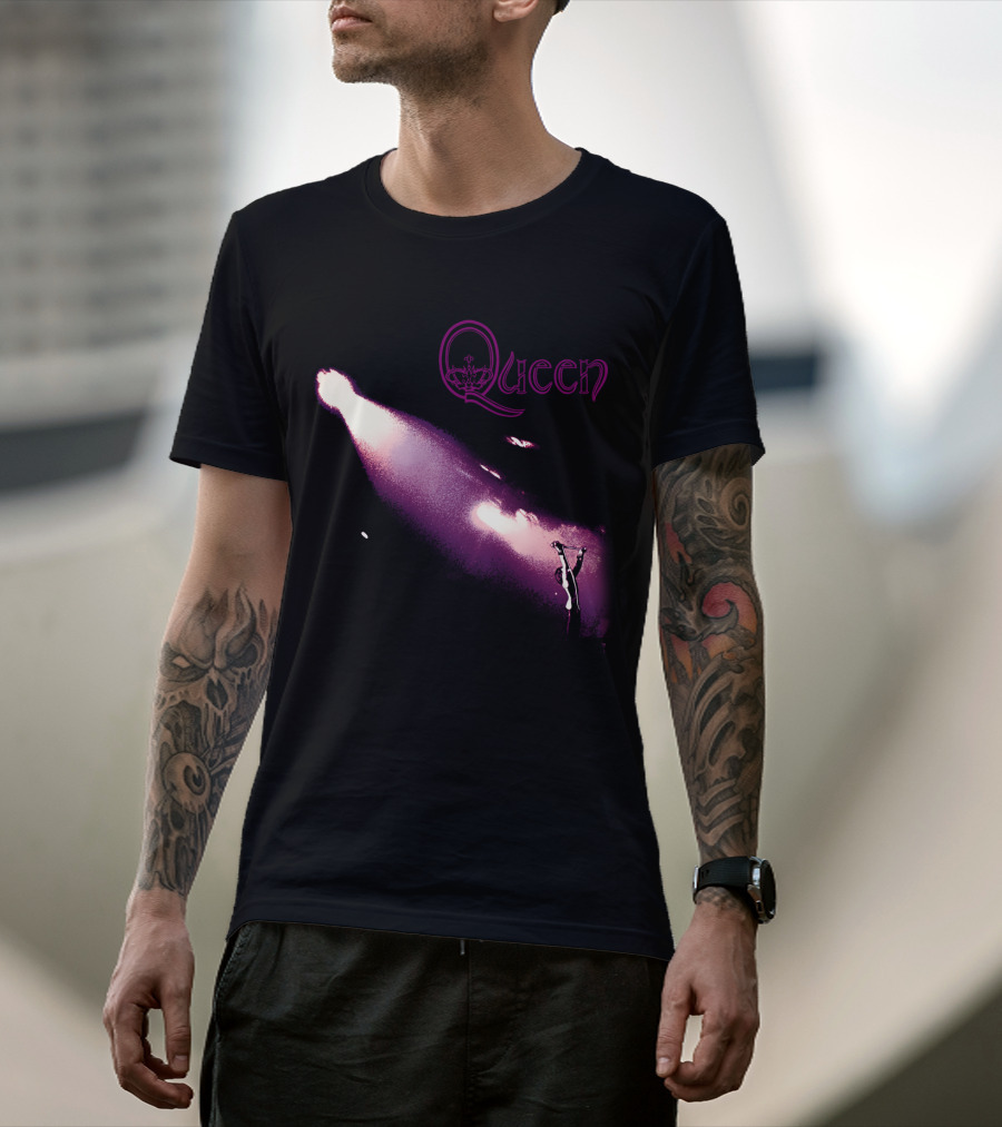 Queen Purple Stage Performance Iconic Band T-Shirt
