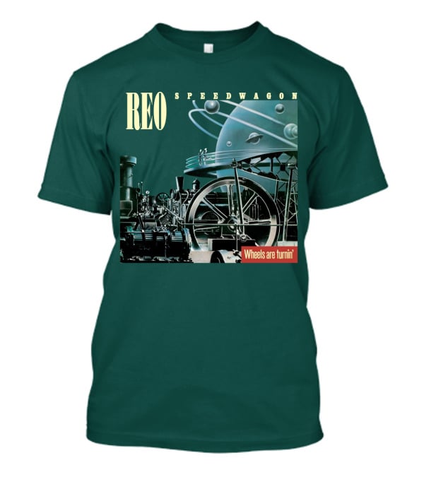 REO Speedwagon Wheels Are Turnin' Album Cover T-Shirt
