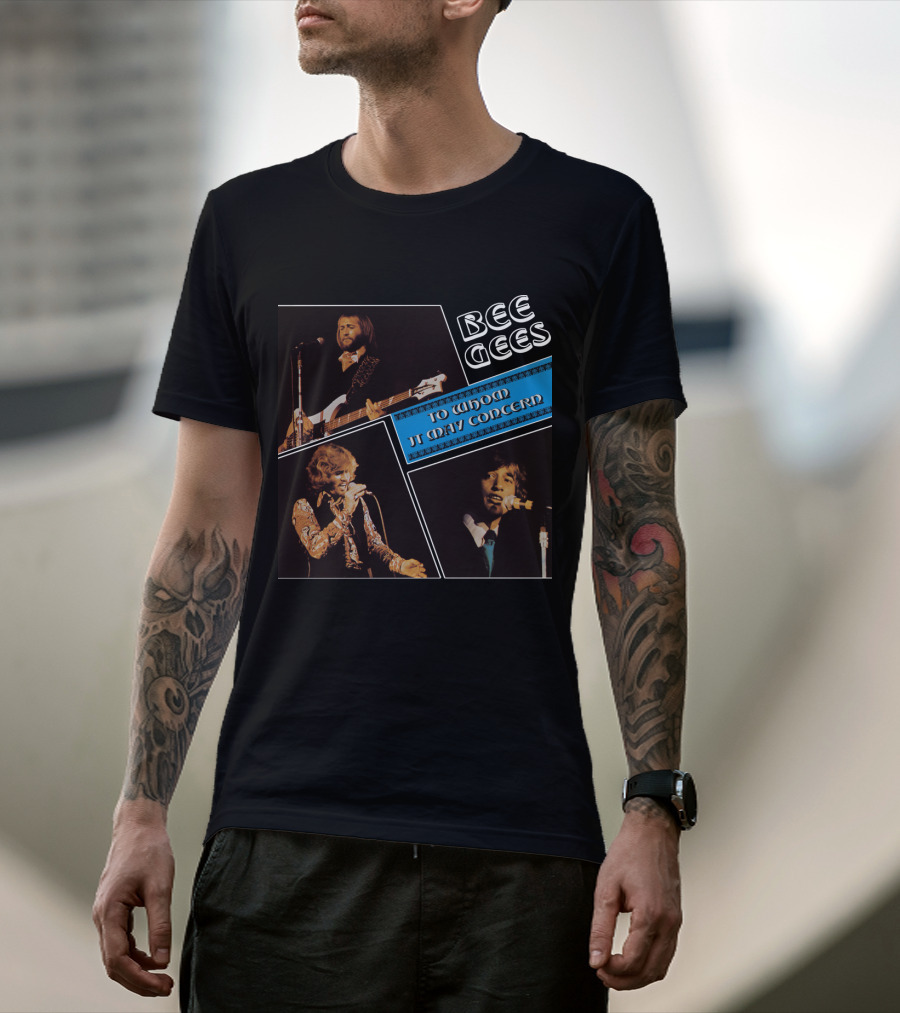 Bee Gees To Whom It May Concern Album Cover T-Shirt