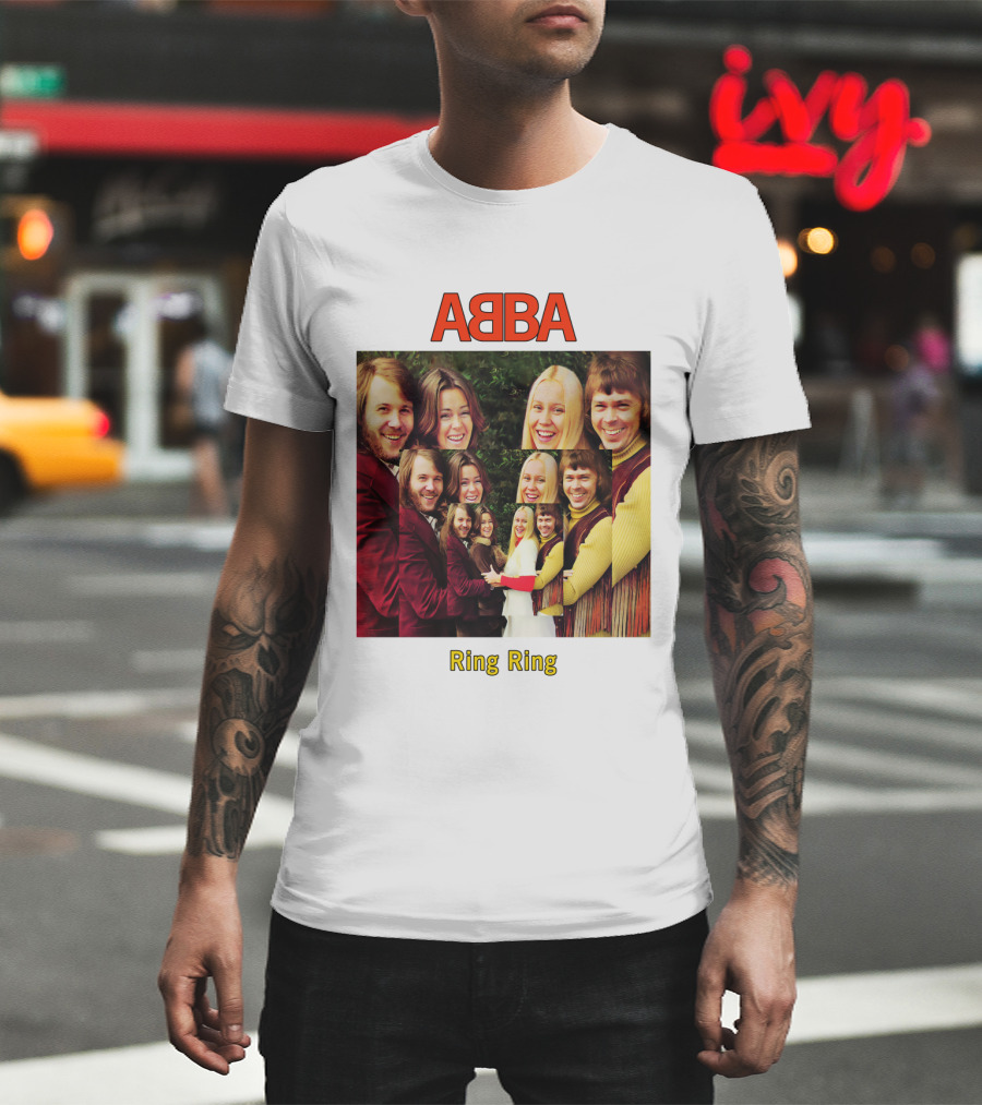 ABBA Ring Ring Album Cover T-Shirt