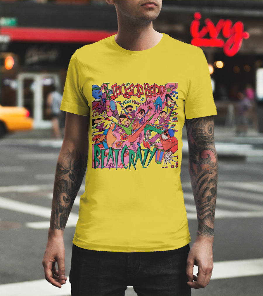 Joe Jackson Band Beat Crazy Colorful Music T-Shirt