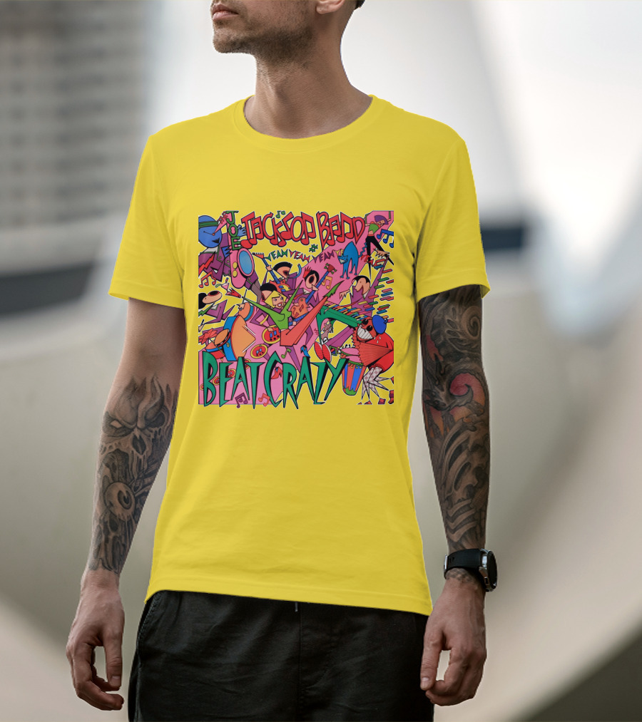 Joe Jackson Band Beat Crazy Colorful Music T-Shirt