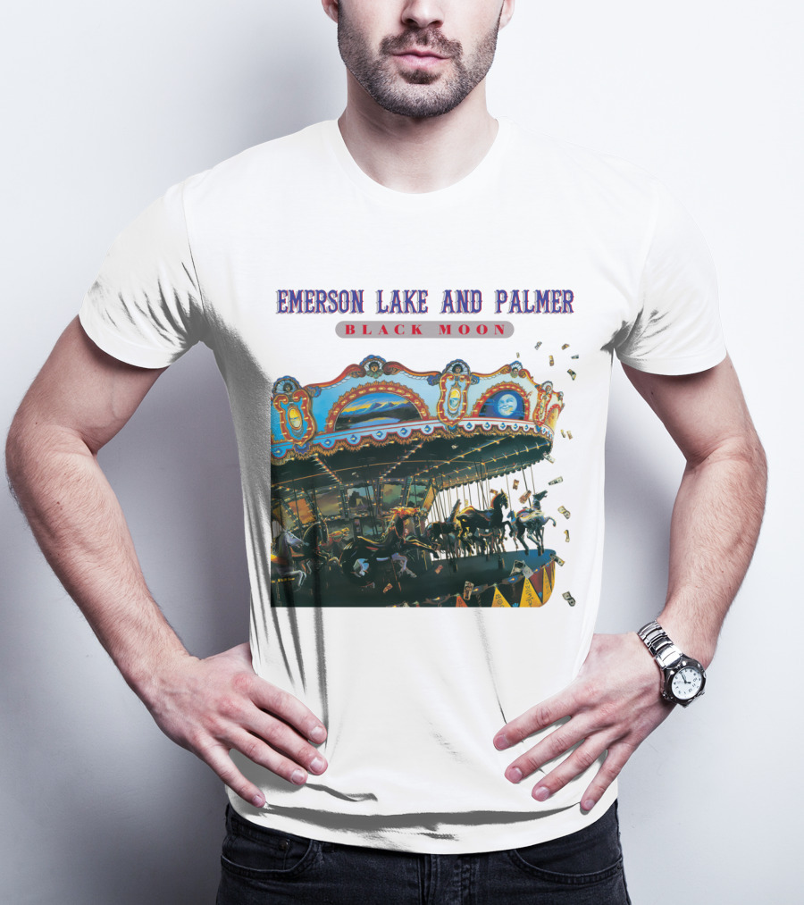 Emerson Lake And Palmer Black Moon Carousel T-Shirt
