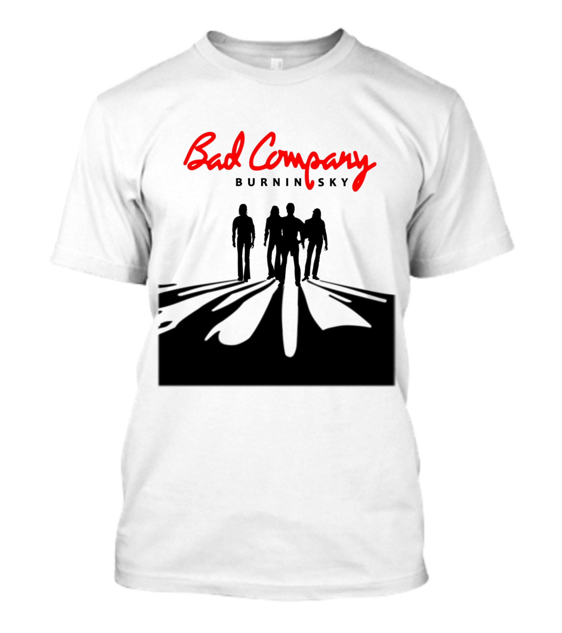 Bad Company Burnin' Sky Silhouette Walkway T-Shirt