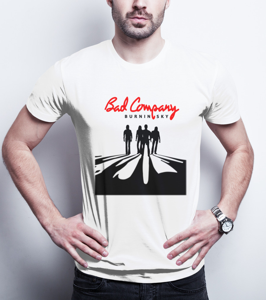 Bad Company Burnin' Sky Silhouette Walkway T-Shirt