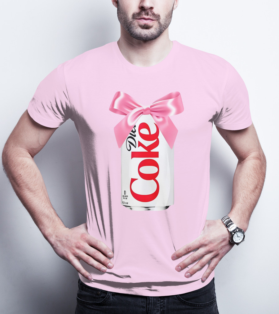 Pink Bow Diet Coke Can T-Shirt