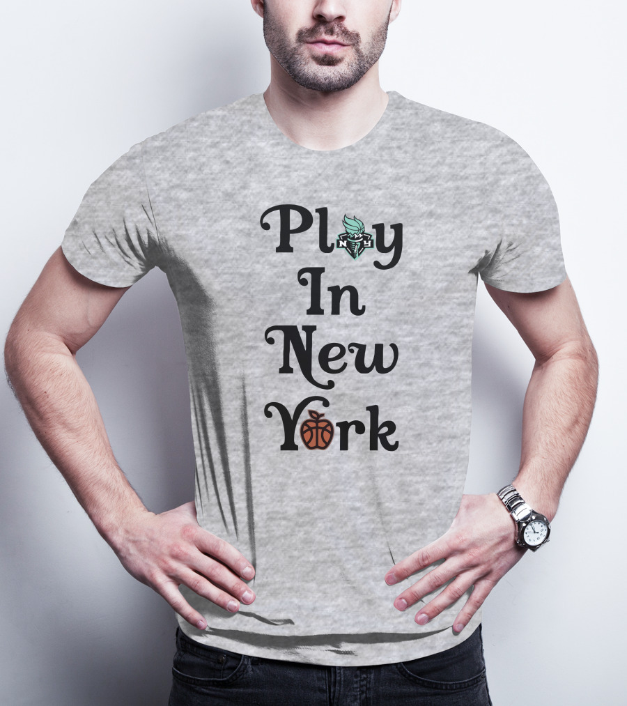 Play In New York Liberty Basketball Icon T-Shirt