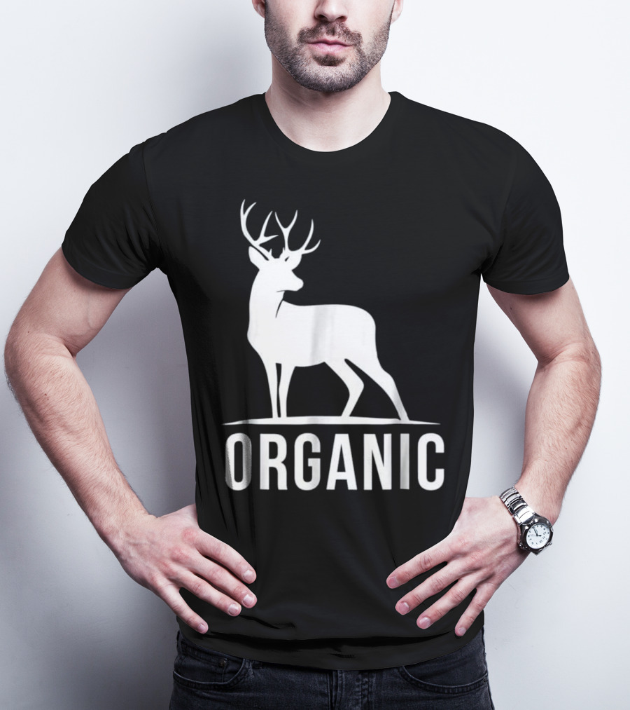 Deer Organic Bow Hunter Inspired Deer T-Shirt