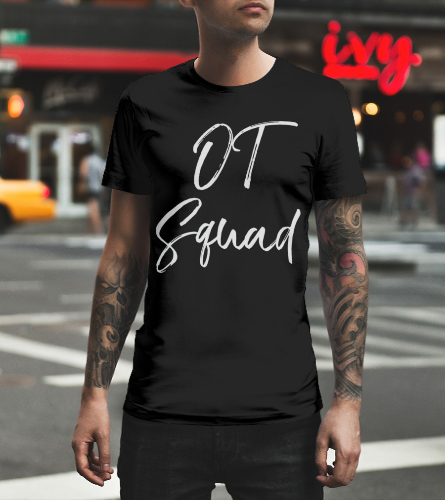 OT Squad Cute Occupational Therapist Crew T-Shirt