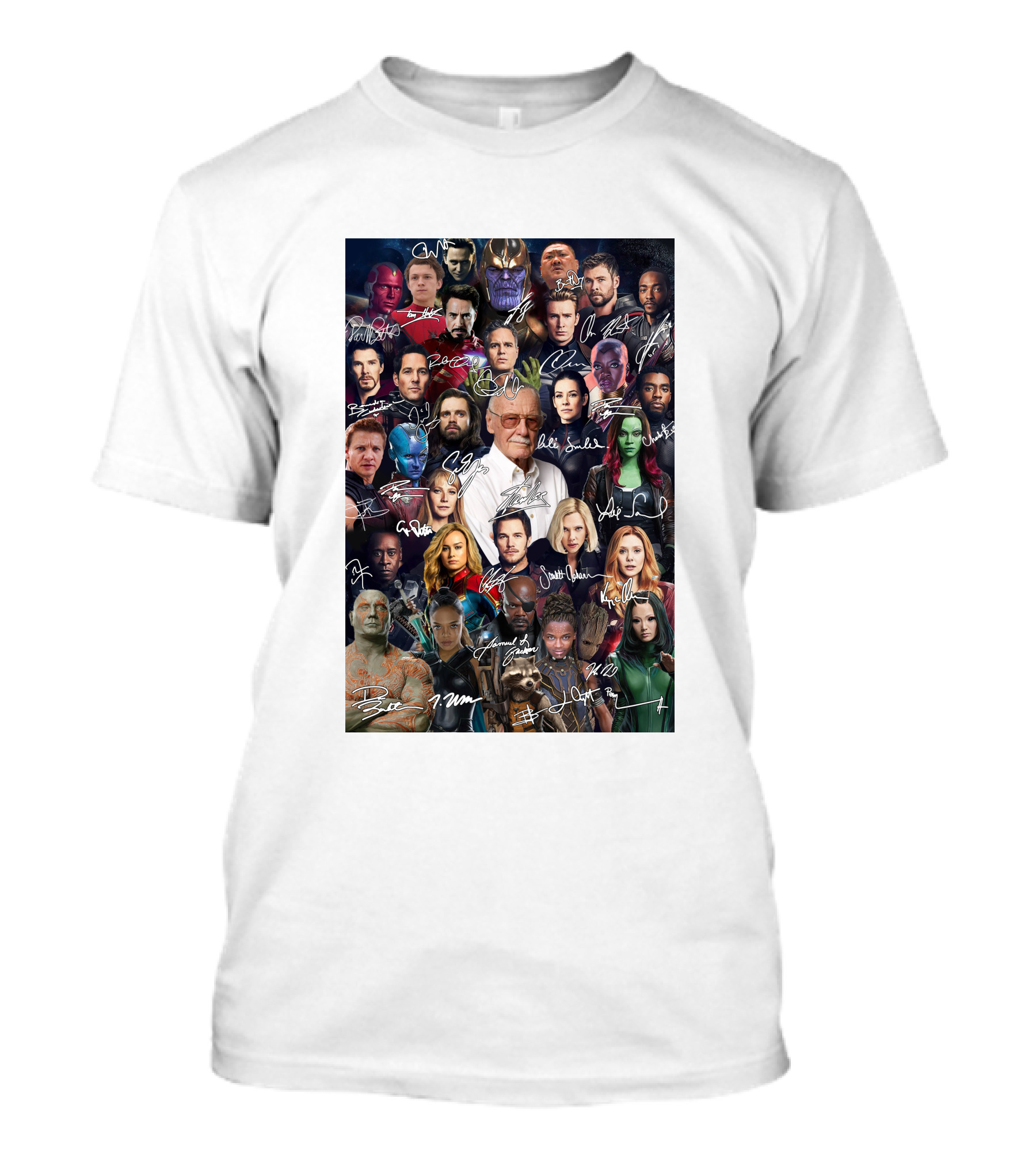 MV 001 Marvel Cinematic Universe Collage T-Shirt
