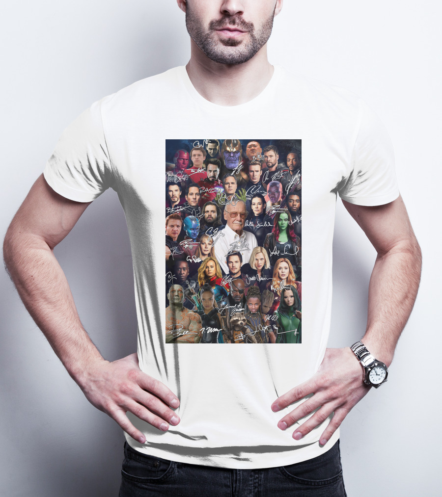 MV 001 Marvel Cinematic Universe Collage T-Shirt