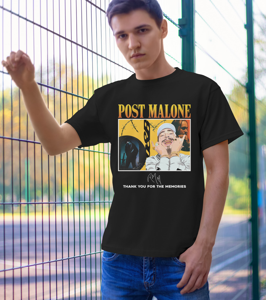 Post Malone Thank You For The Memories T-Shirt