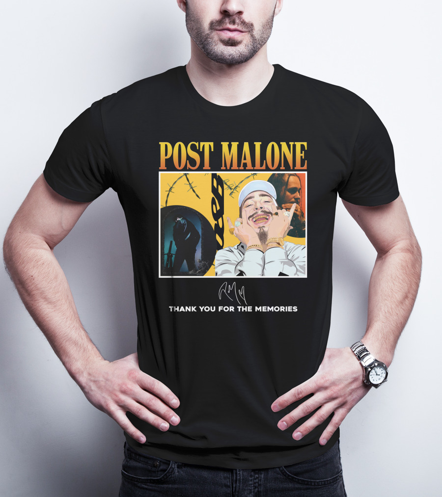 Post Malone Thank You For The Memories T-Shirt