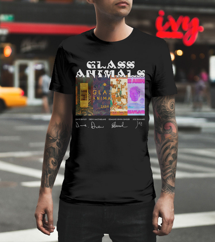 Glass Animals Dave Bayley Drew Macfarlane Edmund Irwin-Singer Joe Seaward Zaba Dreamland T-Shirt