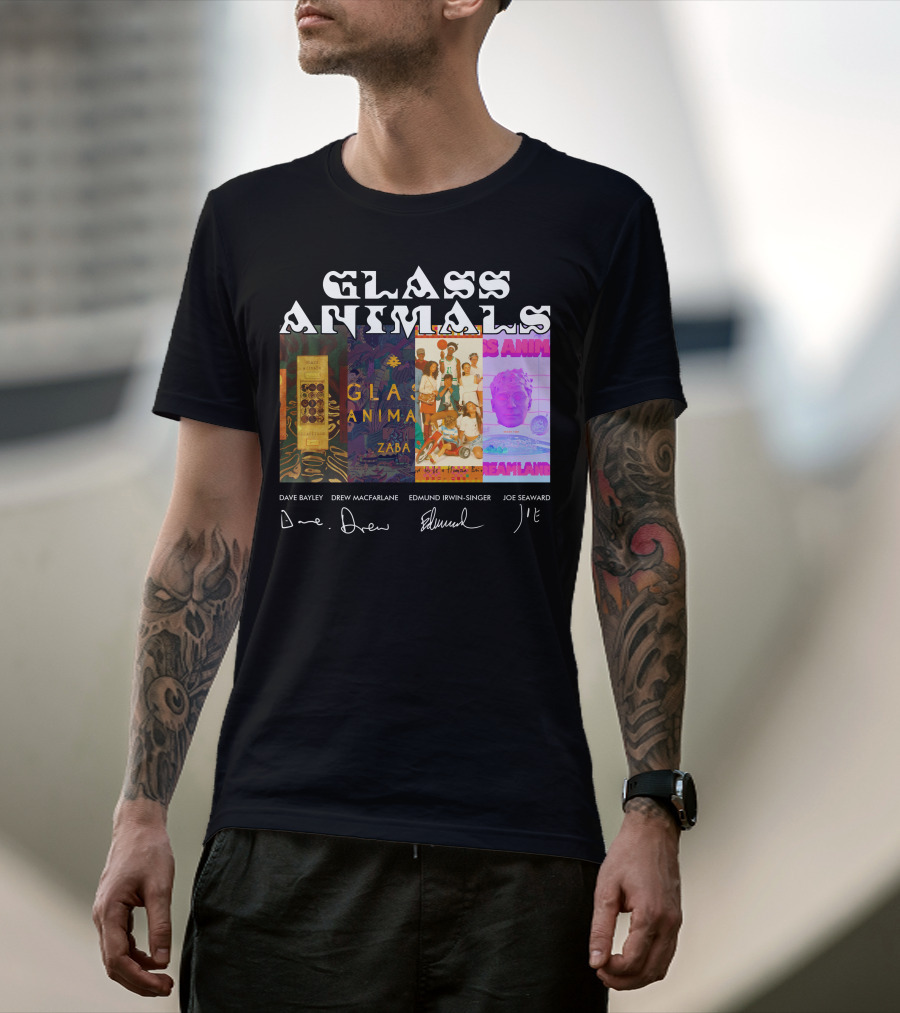 Glass Animals Dave Bayley Drew Macfarlane Edmund Irwin-Singer Joe Seaward Zaba Dreamland T-Shirt