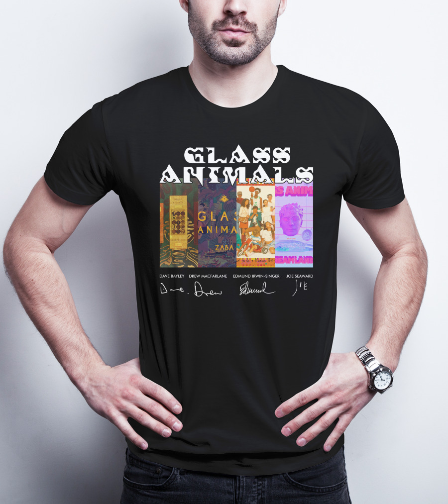 Glass Animals Dave Bayley Drew Macfarlane Edmund Irwin-Singer Joe Seaward Zaba Dreamland T-Shirt