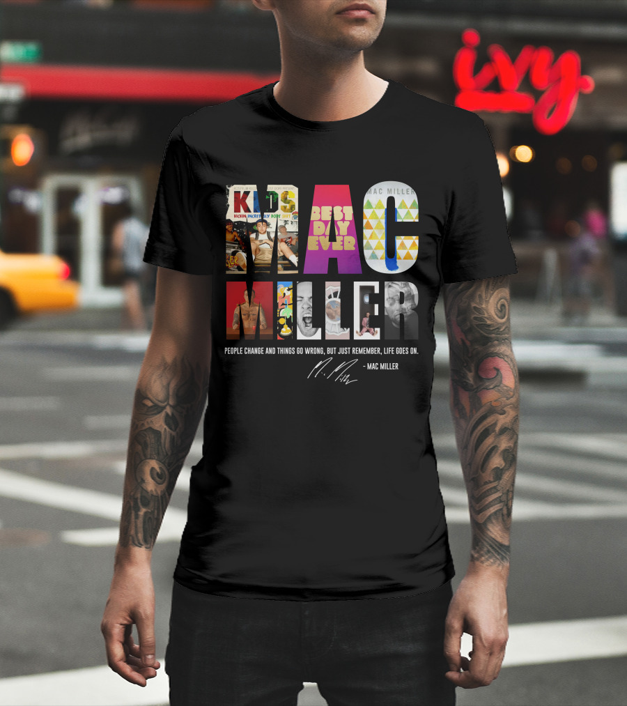 Mac Miller Best Day Ever Kids Poster T-Shirt
