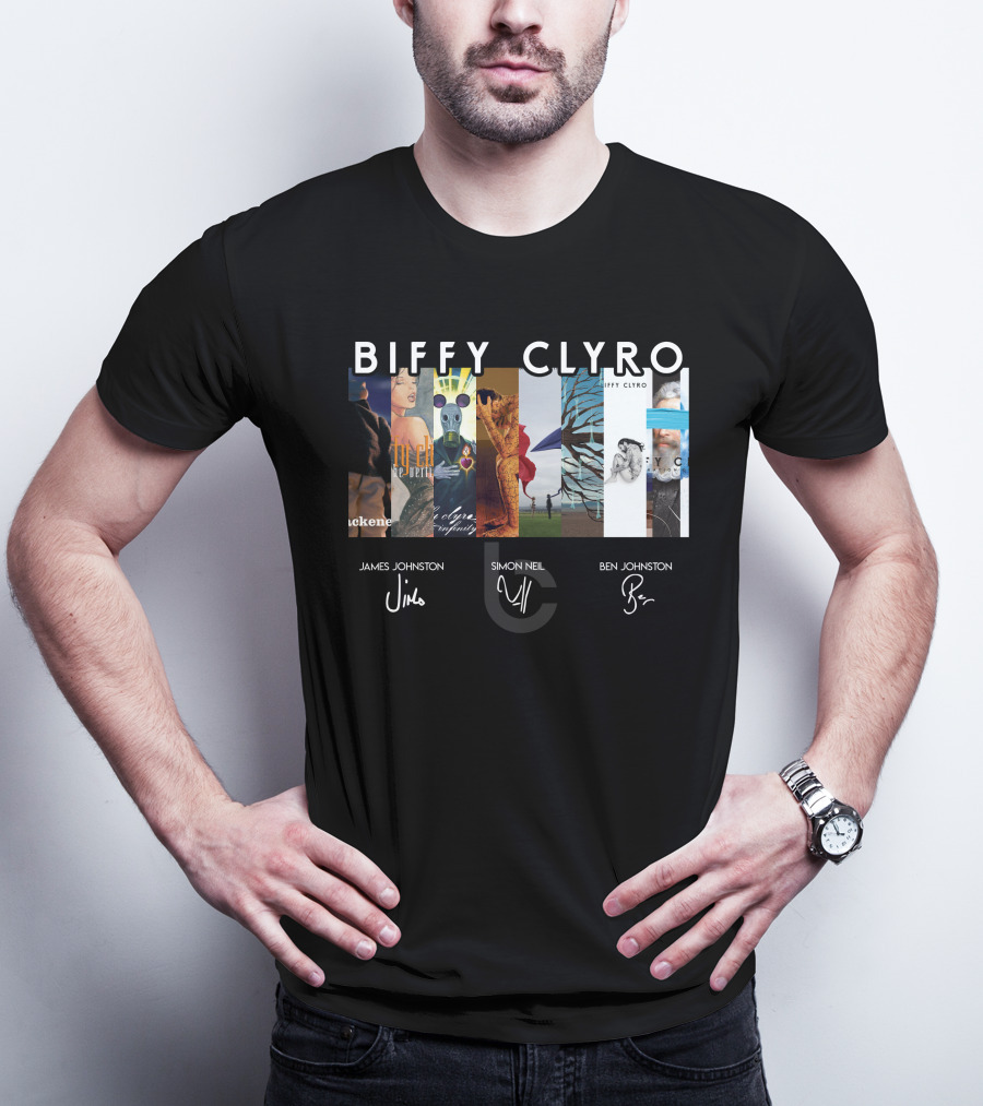 Biffy Clyro Album Art Collage James Johnston Simon Neil Ben Johnston T-Shirt