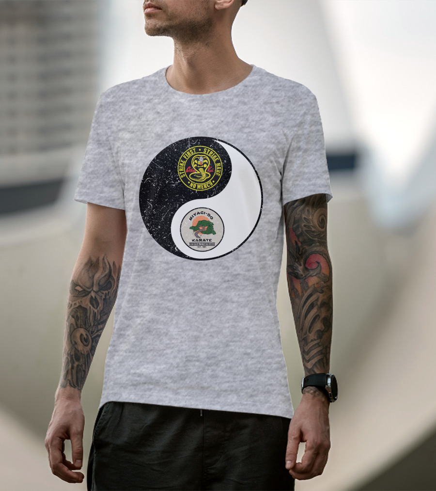 Cobra Kai Strike First Miyagi-Do Karate Yin Yang T-Shirt