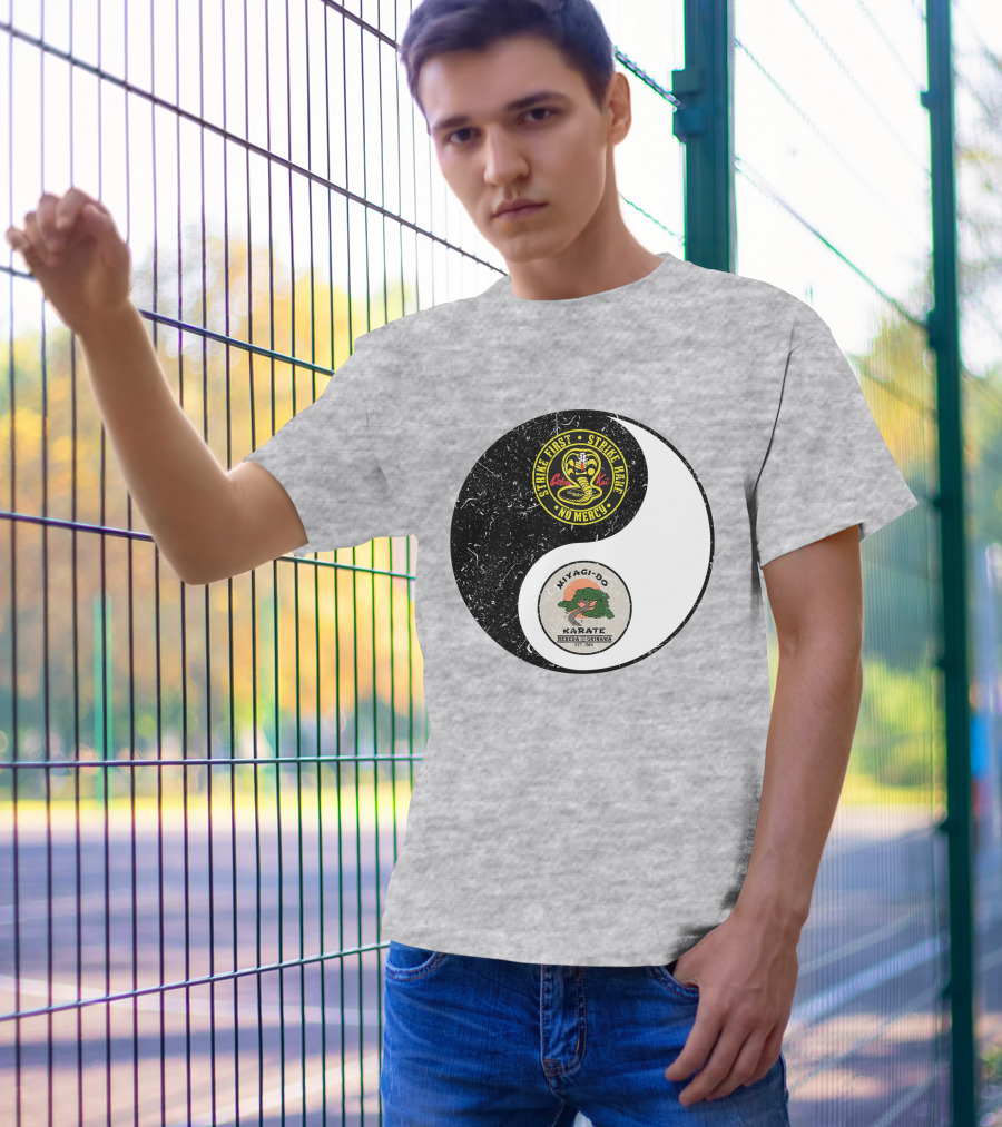 Cobra Kai Strike First Miyagi-Do Karate Yin Yang T-Shirt
