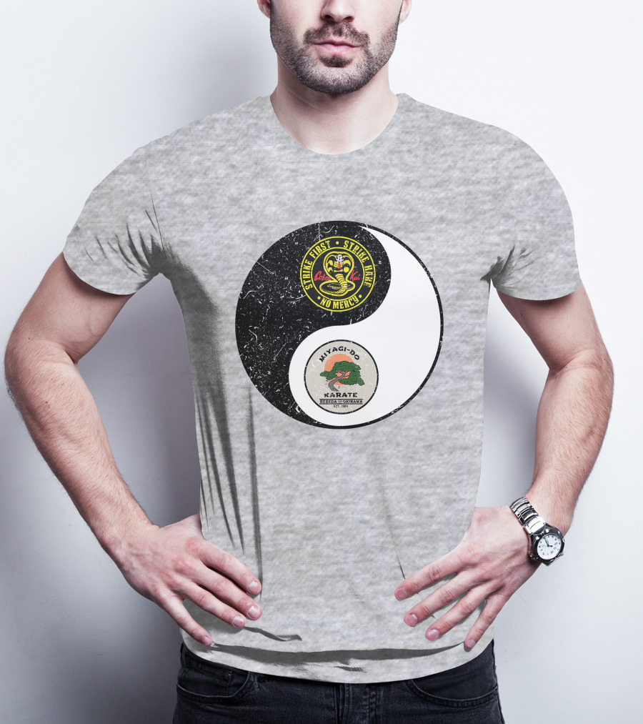 Cobra Kai Strike First Miyagi-Do Karate Yin Yang T-Shirt