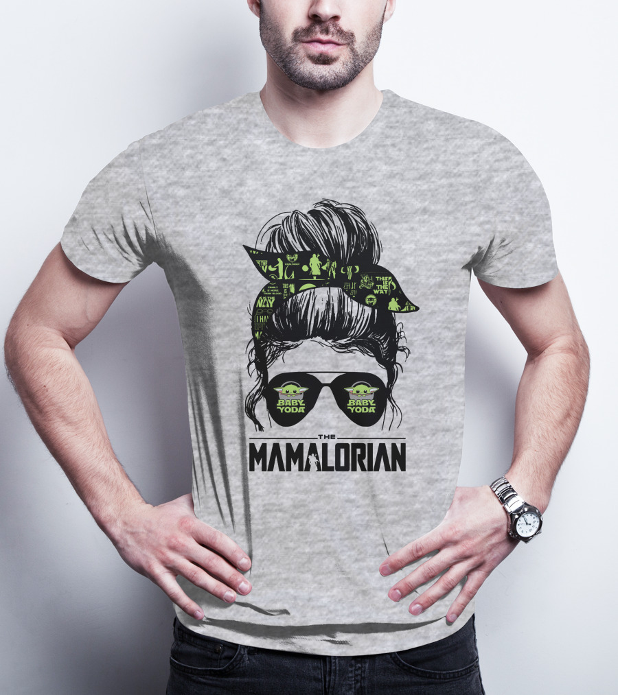 The Mamalorian Baby Yoda Grogu Star Wars T-Shirt