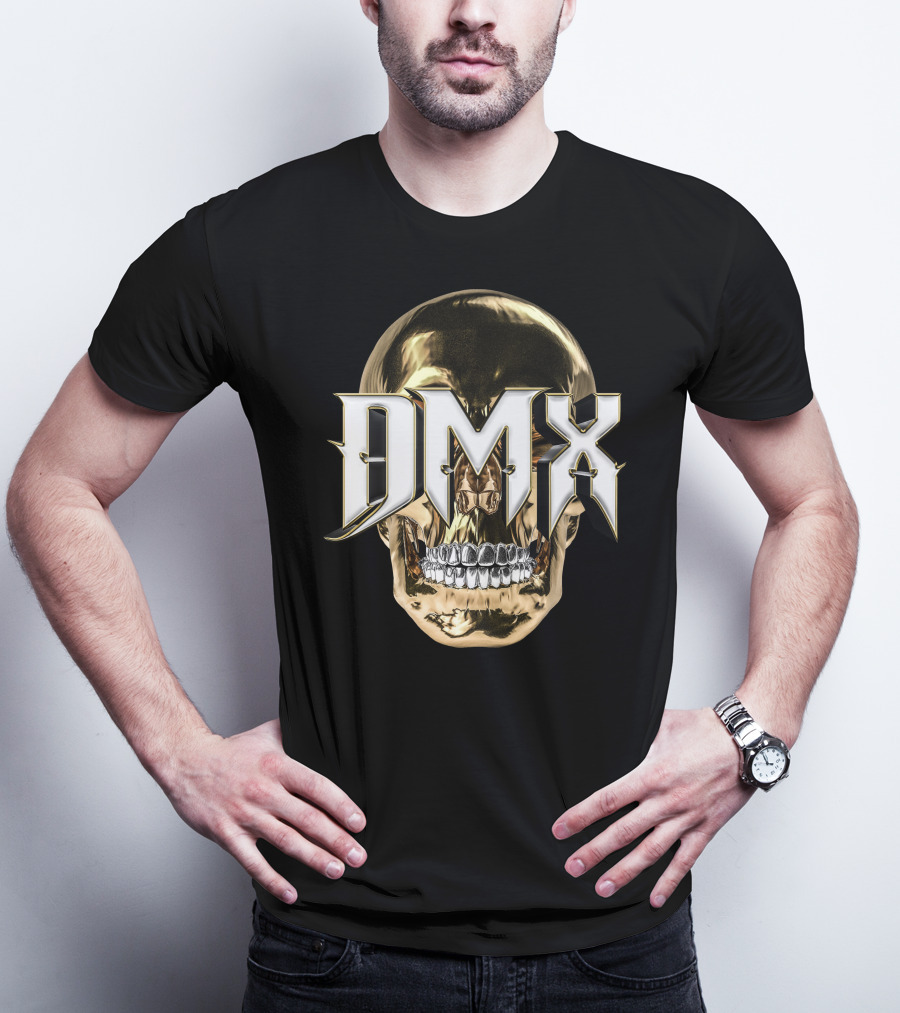 Dmx Gold Skull Luxury Trends T-Shirt