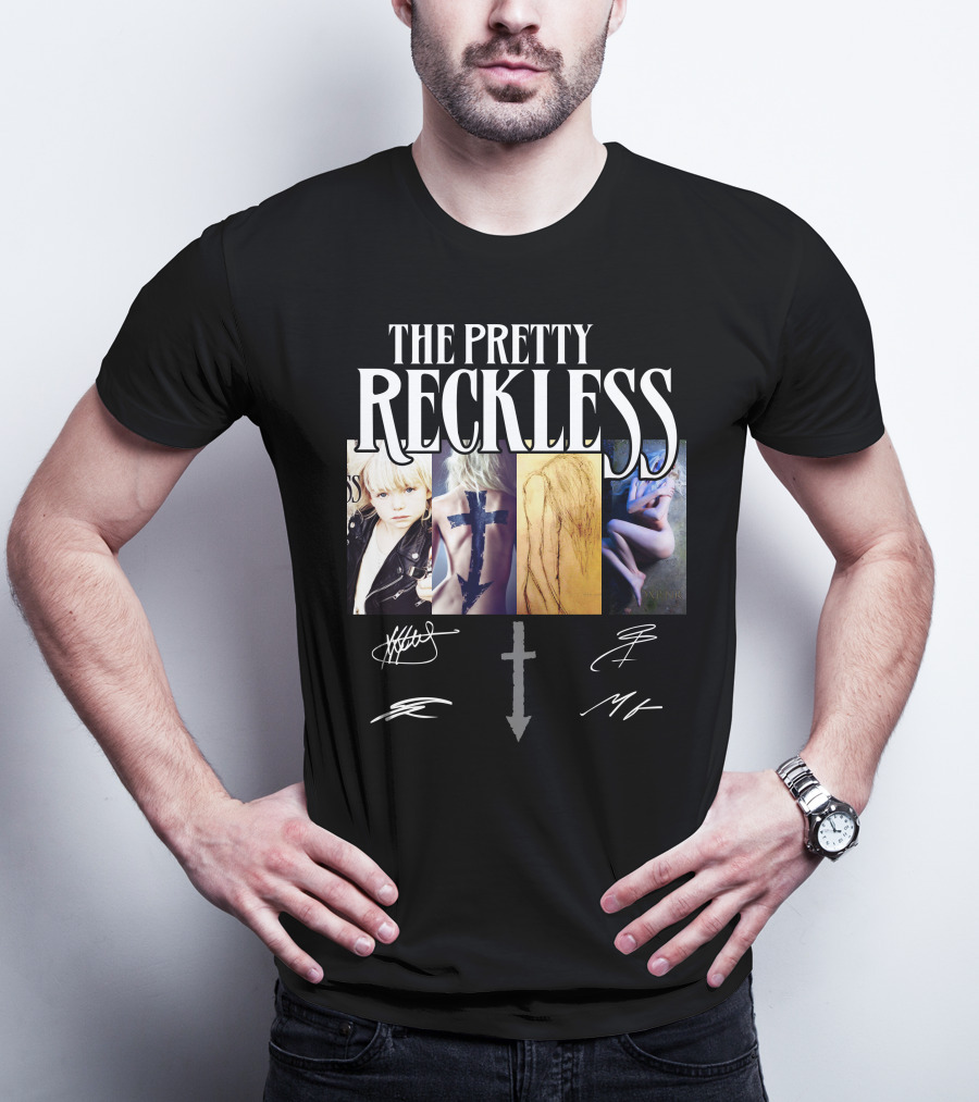 The Pretty Reckless Signed Cross Art Collection T-Shirt